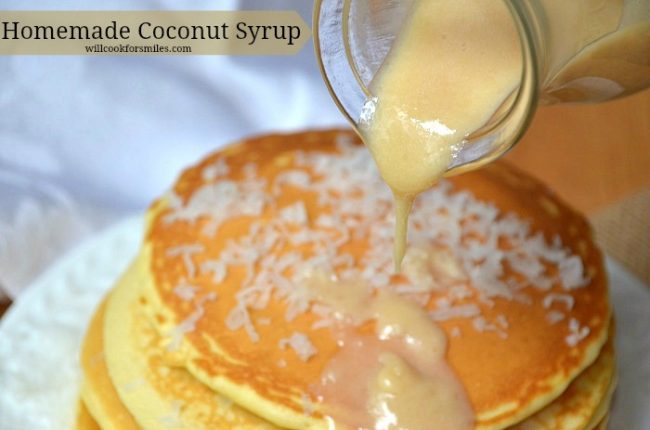 Homemade Coconut Syrup - Will Cook For Smiles