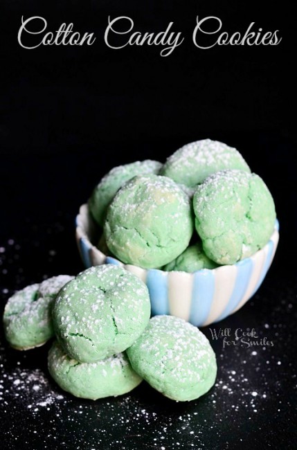 Soft & Chewy Cotton Candy Cookies - Will Cook For Smiles