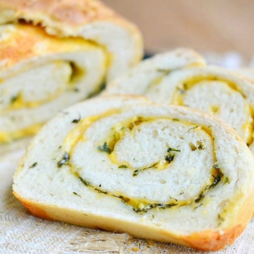 Cheddar Herb Swirl Bread - Will Cook For Smiles
