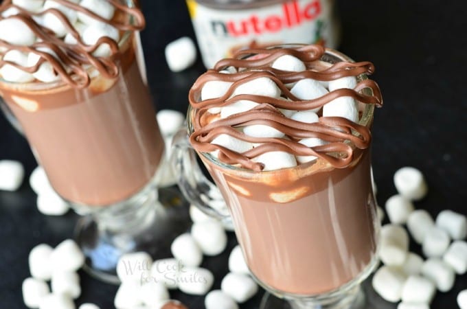 Spiked Nutella Hot Chocolate - Will Cook For Smiles
