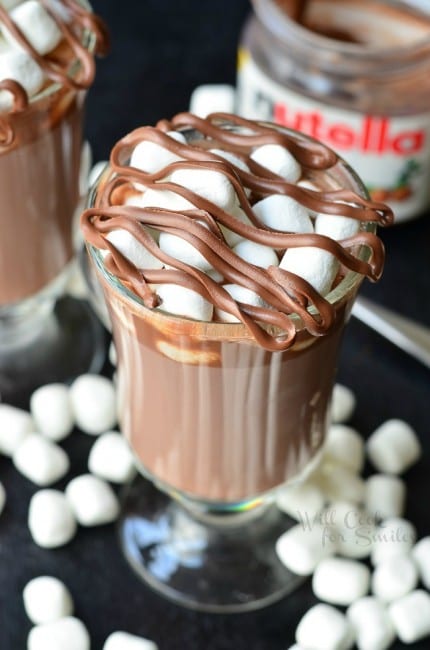 Spiked Nutella Hot Chocolate - Will Cook For Smiles