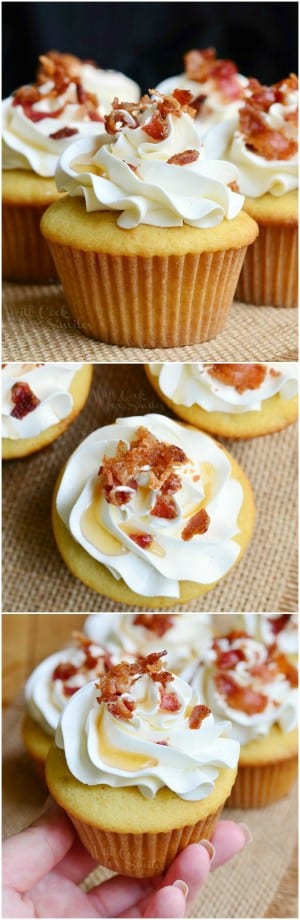 Maple Bacon Cupcakes - Will Cook For Smiles