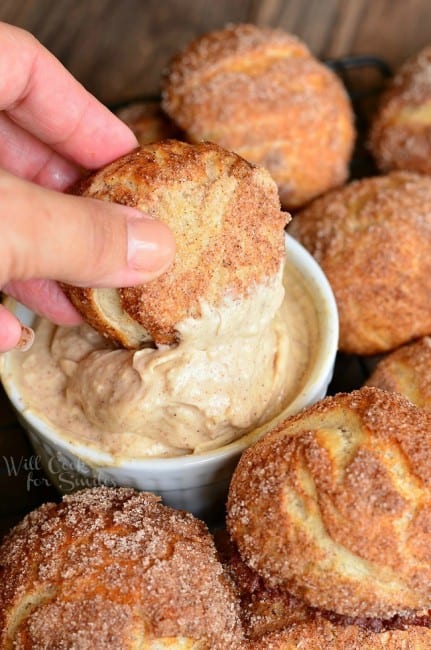 Snickerdoodle Pretzel Puffs - Will Cook For Smiles