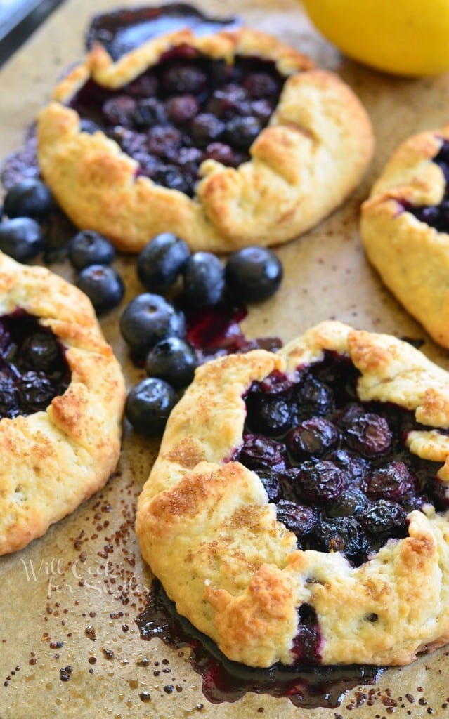 Lemon Blueberry Galette - Will Cook For Smiles