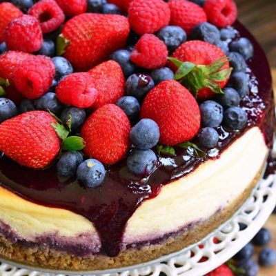 Mixed Berry Cheesecake - Will Cook For Smiles