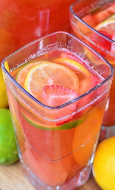 Homemade Strawberry Lemon Lime Lemonade - Will Cook For Smiles