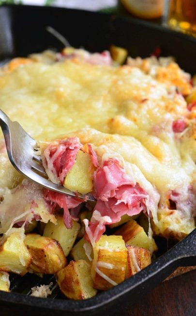 Reuben Loaded Roasted Potatoes - Will Cook For Smiles