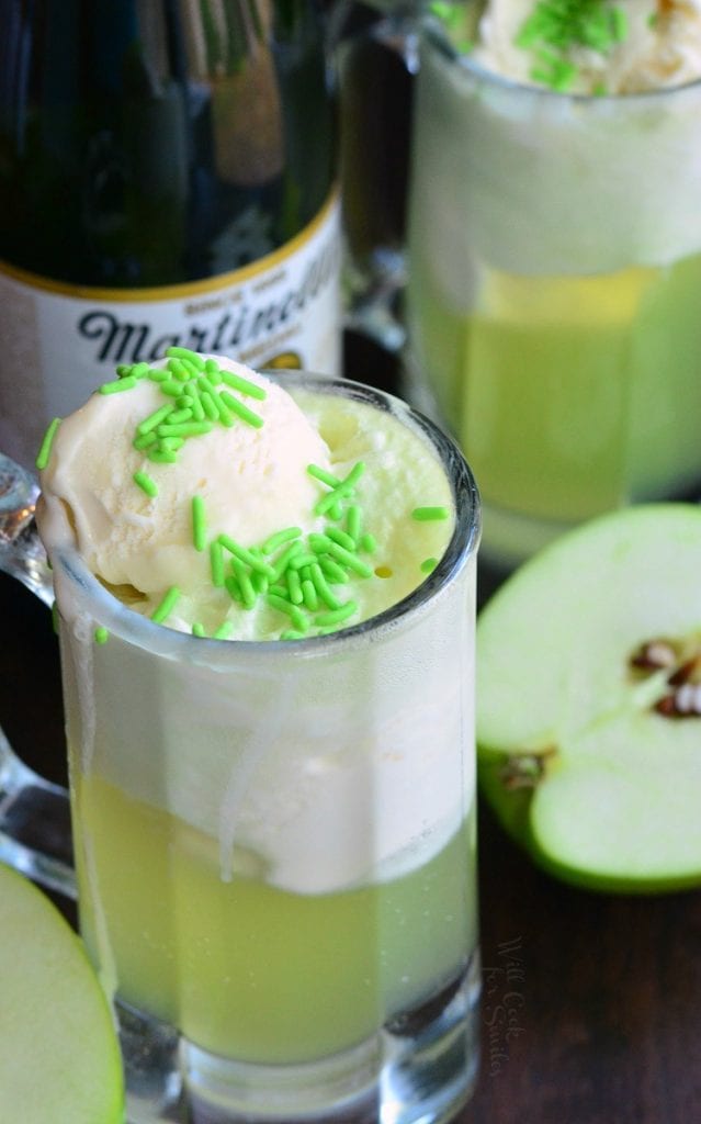 Green Apple Ice Cream Soda Float - Will Cook For Smiles