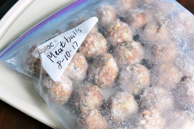 How To Freeze Meatballs - Will Cook For Smiles