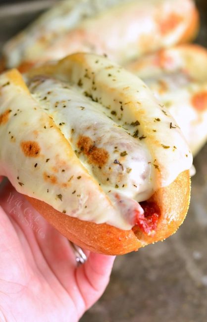 Tomato Mozzarella Italian Sausage Hoagies - Will Cook For Smiles