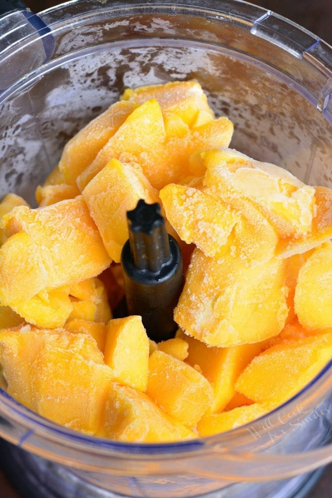 3 Ingredient Mango Champagne Slushies - Will Cook For Smiles