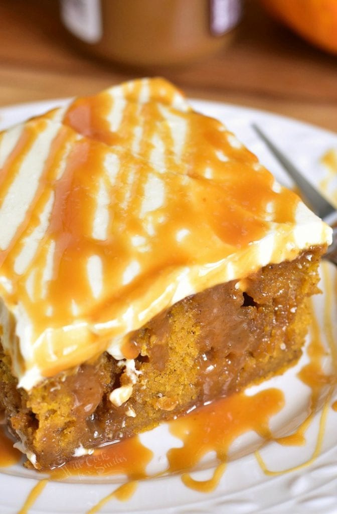 Salted Caramel Pumpkin Cake - Will Cook For Smiles