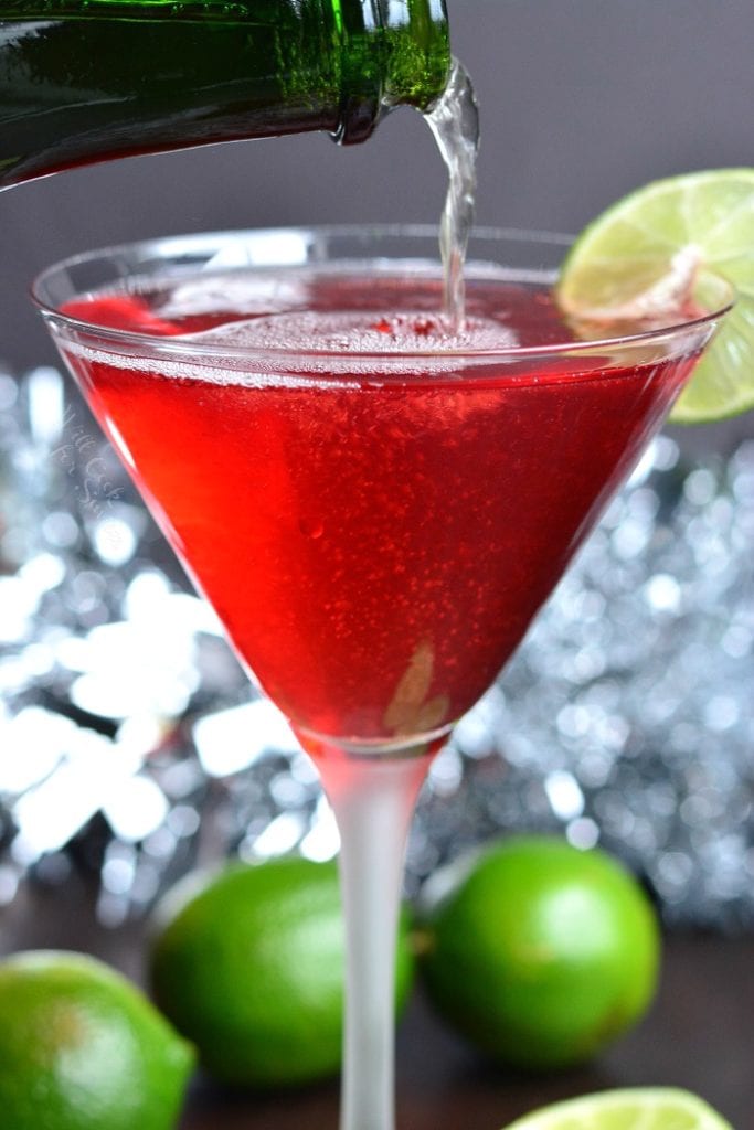 Cosmopolitan Champagne Cocktail - Will Cook For Smiles