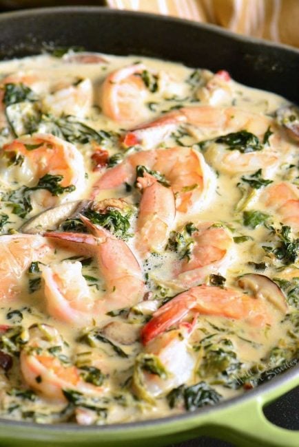 Shrimp Florentine