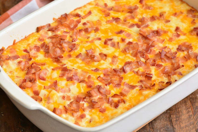 Loaded Cheesy Potato Casserole - Will Cook For Smiles