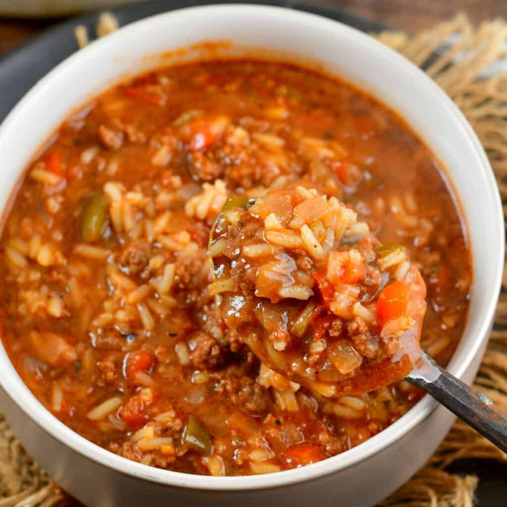 Stuffed Peppers Soup