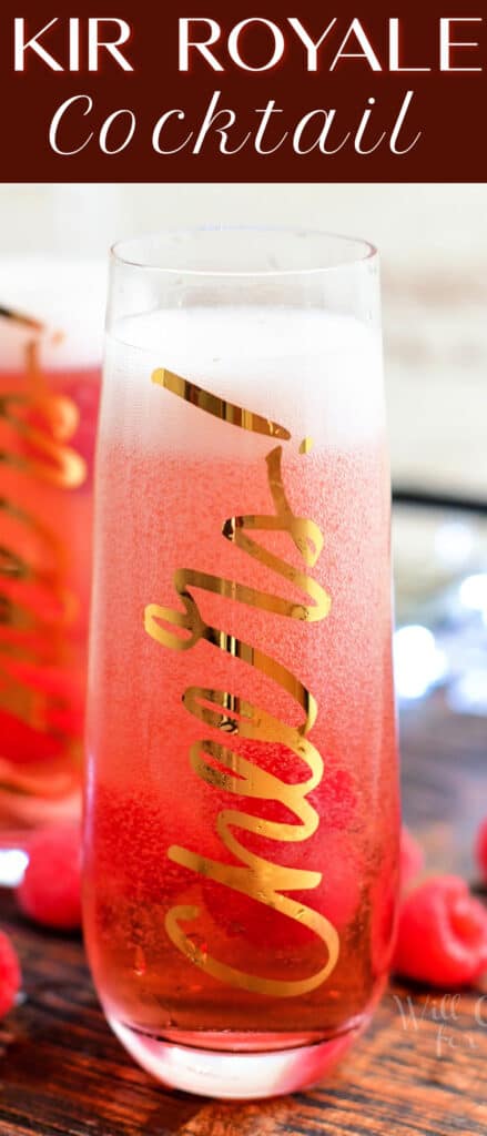 Kir Royale - Simple Champagne Cocktail with Only 2 Ingredients