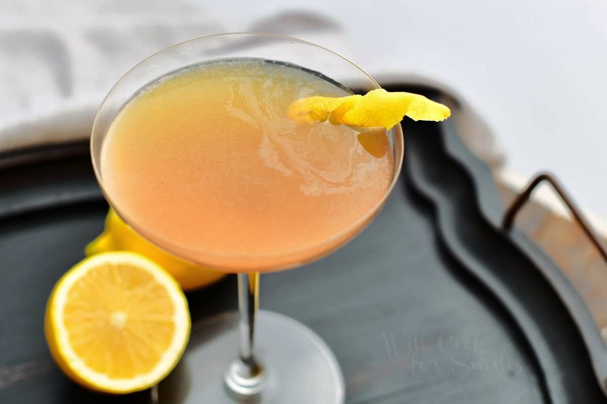 Classic Sidecar Cocktail - Cognac Cocktail With Only 4 Ingredients