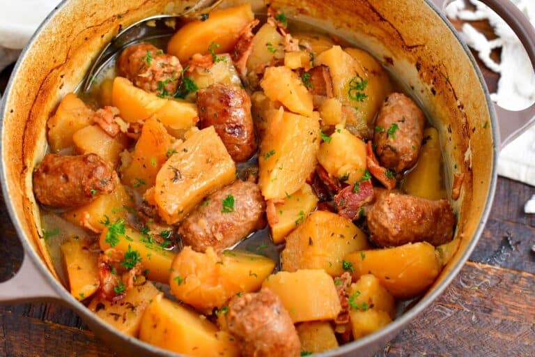 Dublin Coddle (Braised Irish Sausage and Potatoes)