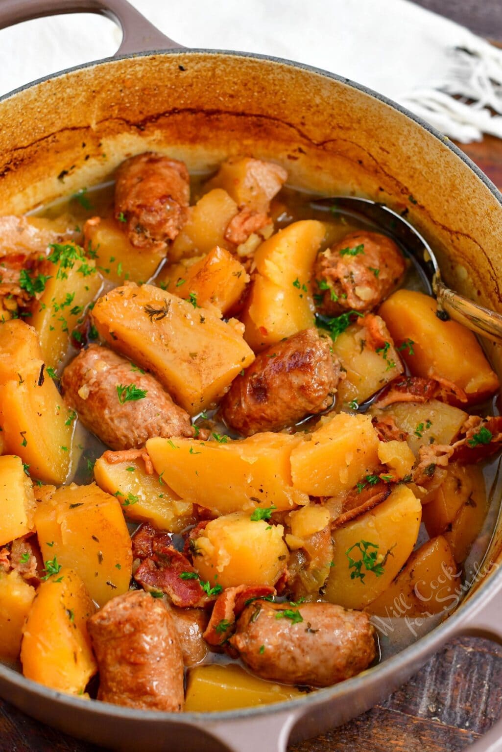 Dublin Coddle (Braised Irish Sausage and Potatoes)