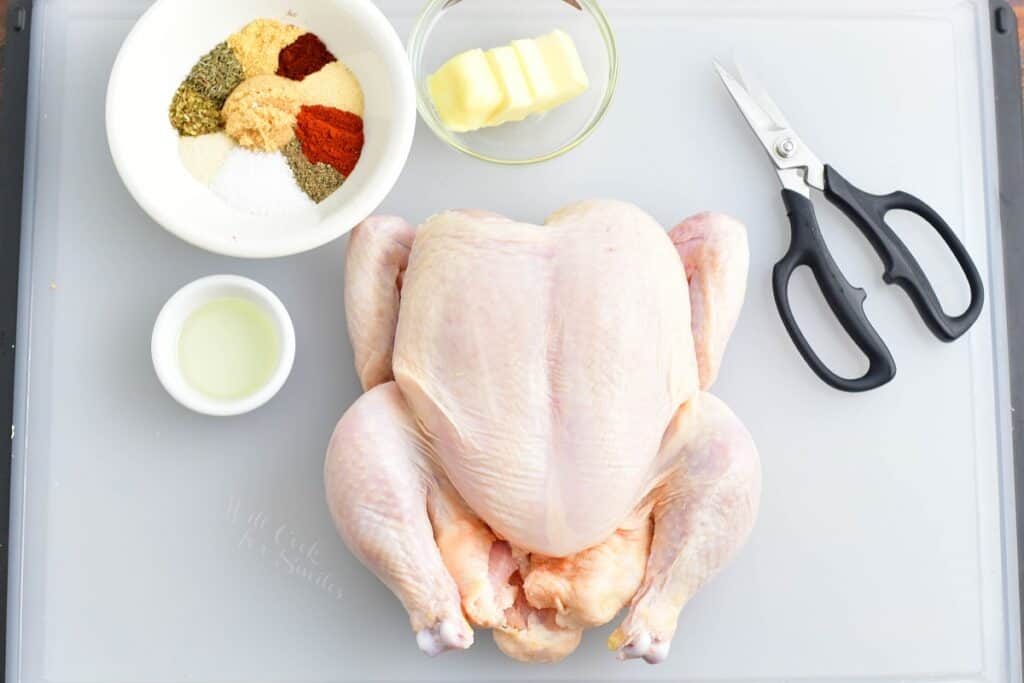 Spatchcock Chicken - Easy Oven Roasted Chicken with Spice Rub