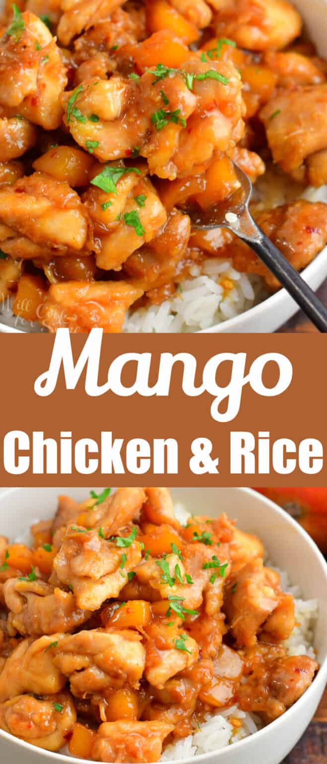 Mango Chicken and Rice - Easy Chicken Dinner with Bright Flavors