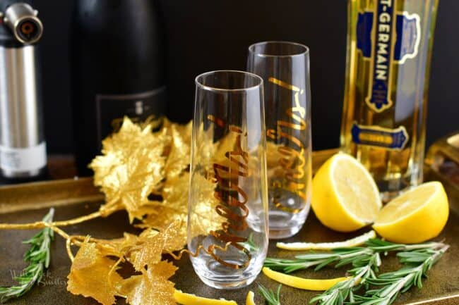 St. Germain Champagne Cocktail - Easy New Year's Eve Cocktail