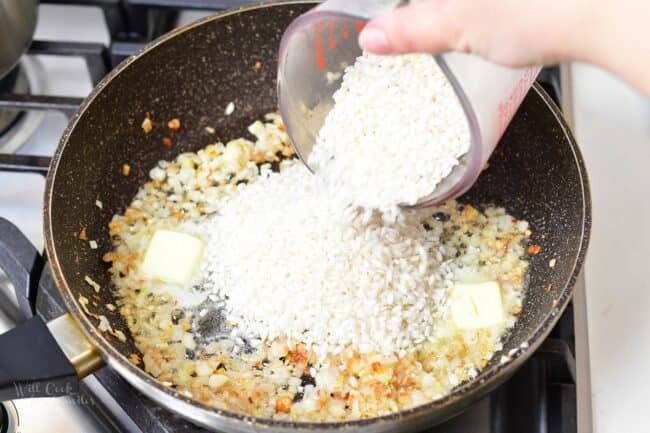 Lemon Risotto with Lemon Pepper Shrimp - Will Cook For Smiles