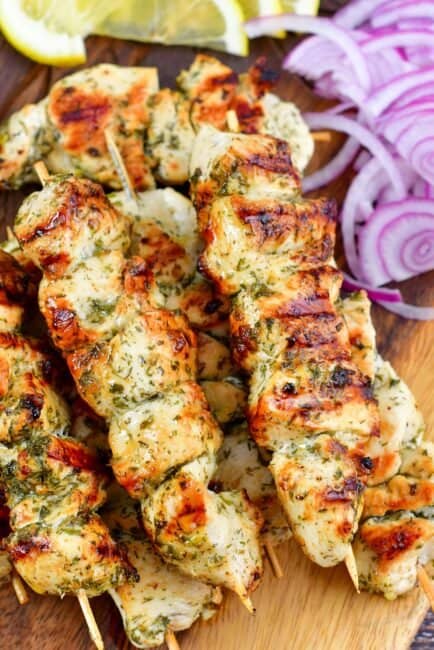 Chicken Souvlaki Recipe (Two Ways To Cook It)