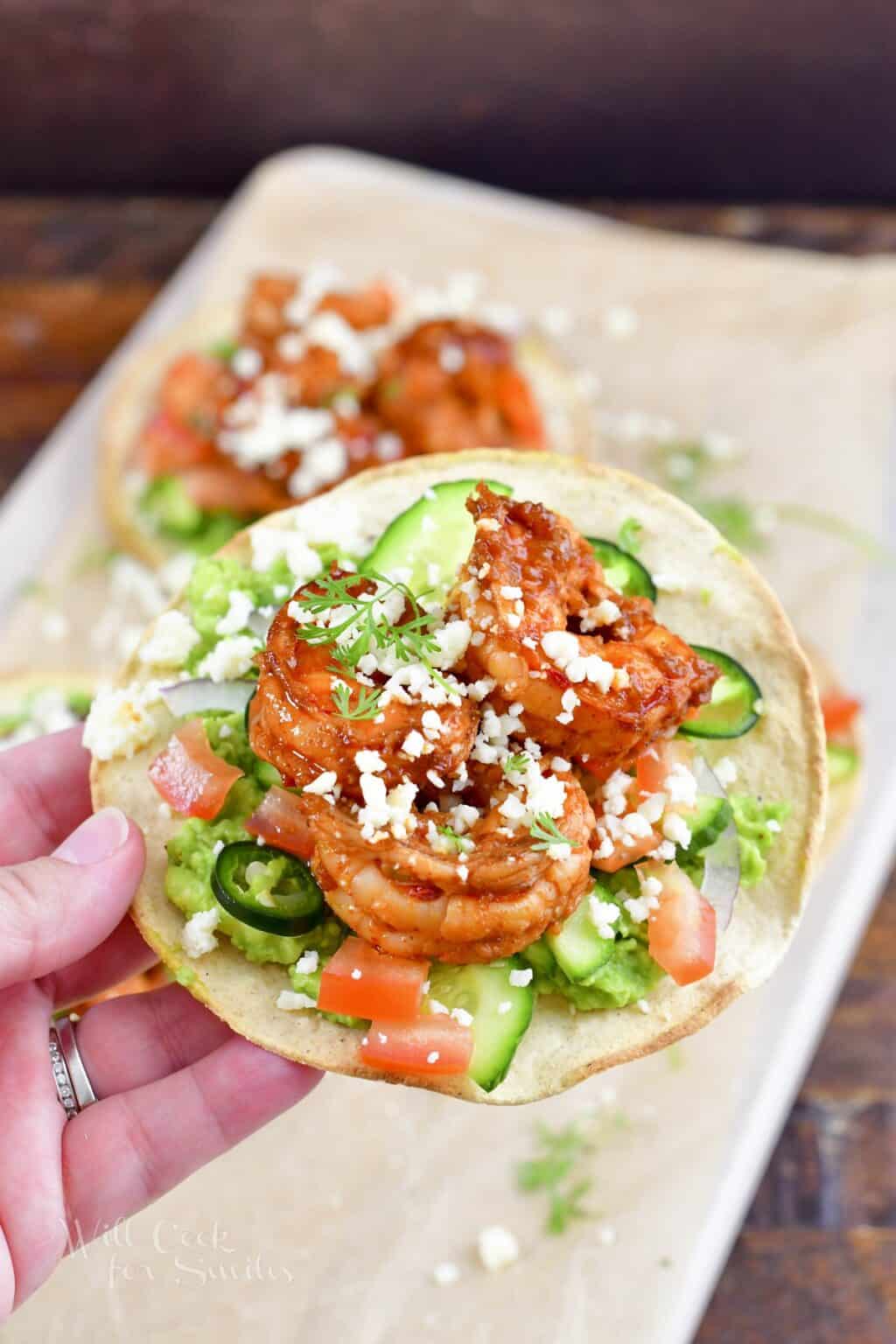 Shrimp Tostadas - Will Cook For Smiles