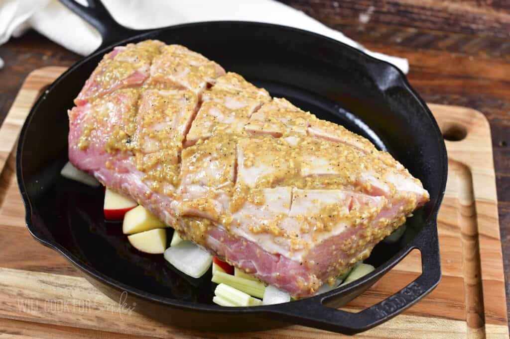 Apple Maple Dijon Pork Roast - Will Cook For Smiles