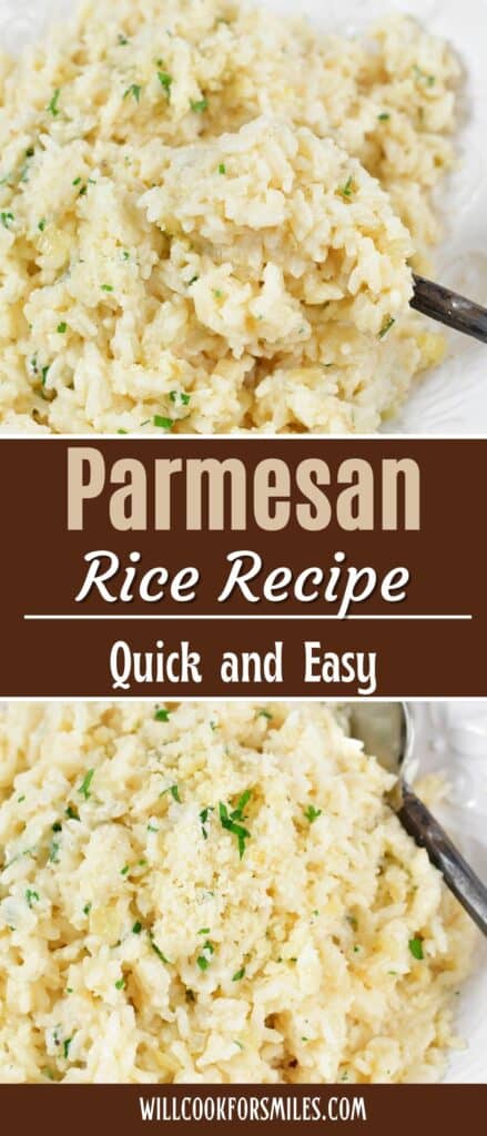 Creamy Parmesan Rice - Will Cook For Smiles