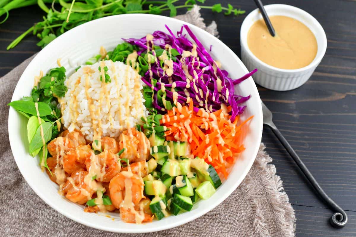 Spring Roll Rice Bowl - Will Cook For Smiles