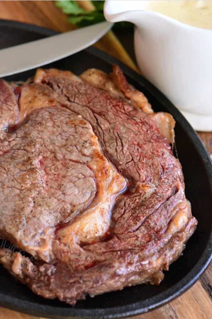 Rib Eye Steaks with The Best Cream Sauce - Will Cook For Smiles