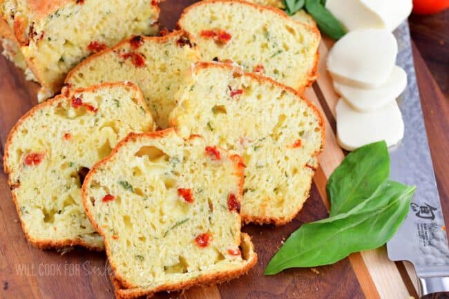 Caprese Quick Bread