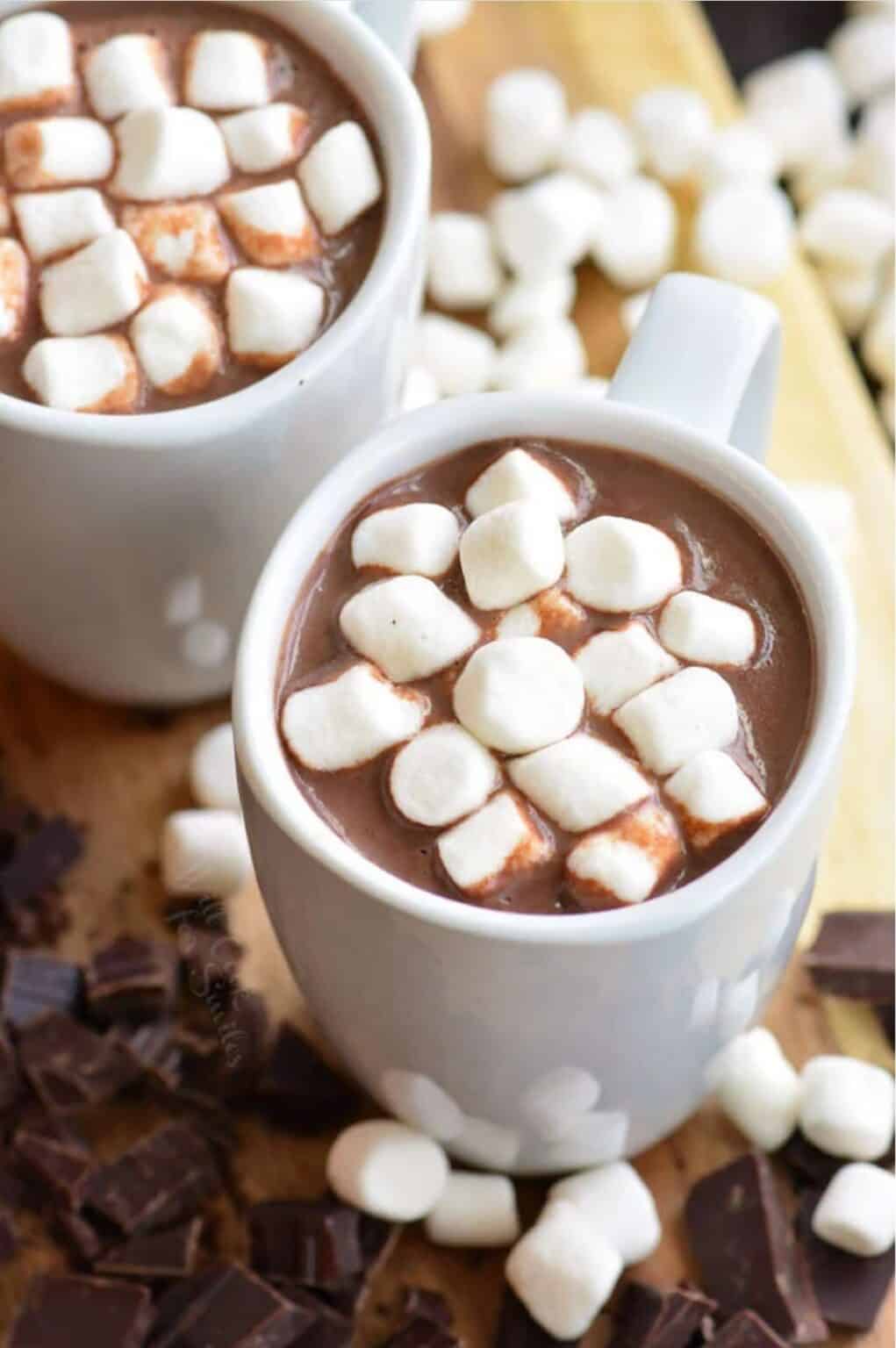 Best Homemade Hot Chocolate Recipe (Rich & Creamy) - Will Cook For Smiles