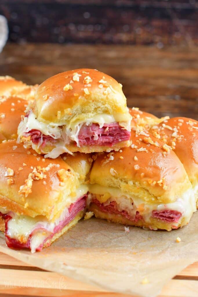 Baked Reuben Sliders