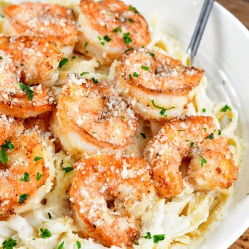 Shrimp Alfredo - Will Cook For Smiles