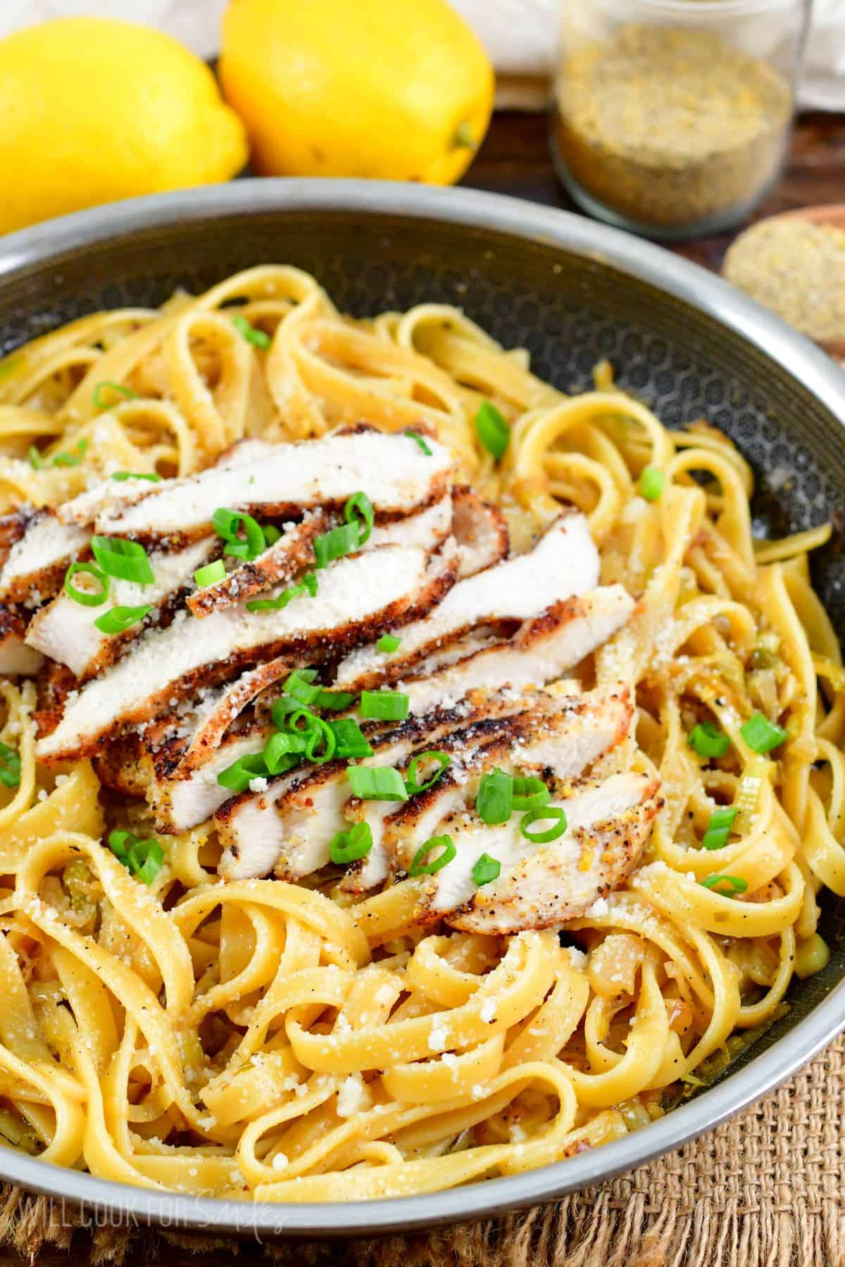 Lemon Pepper Chicken Pasta - Will Cook For Smiles