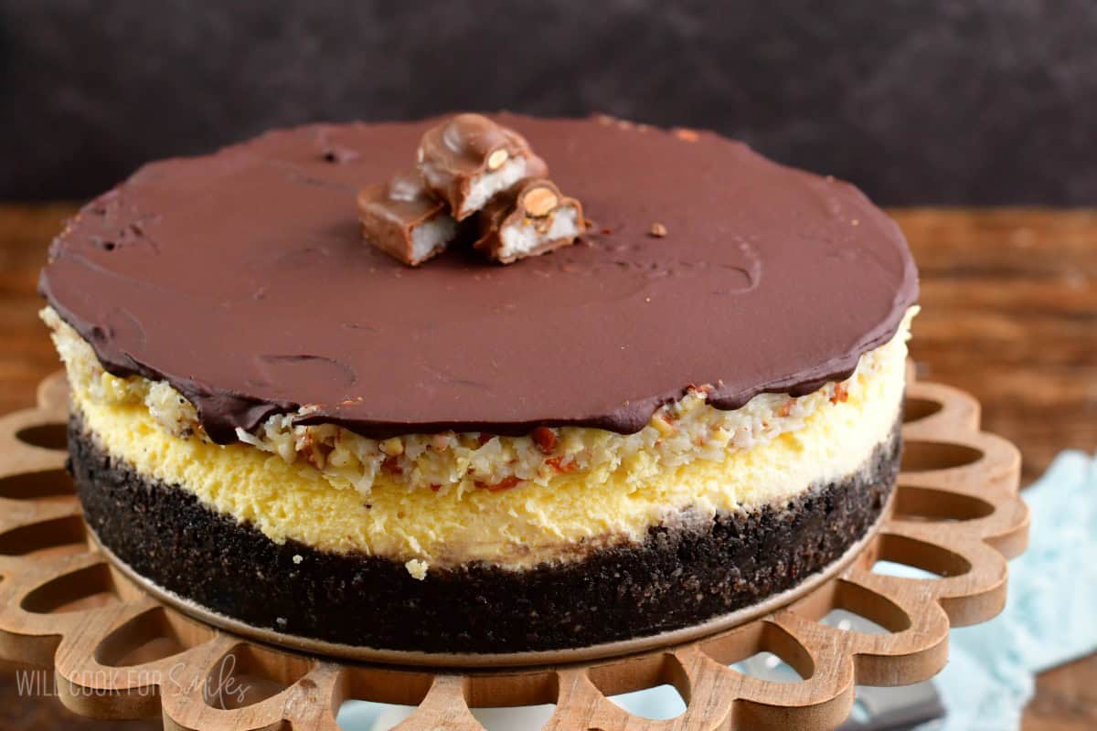 Almond Joy Cheesecake Recipe - Will Cook For Smiles