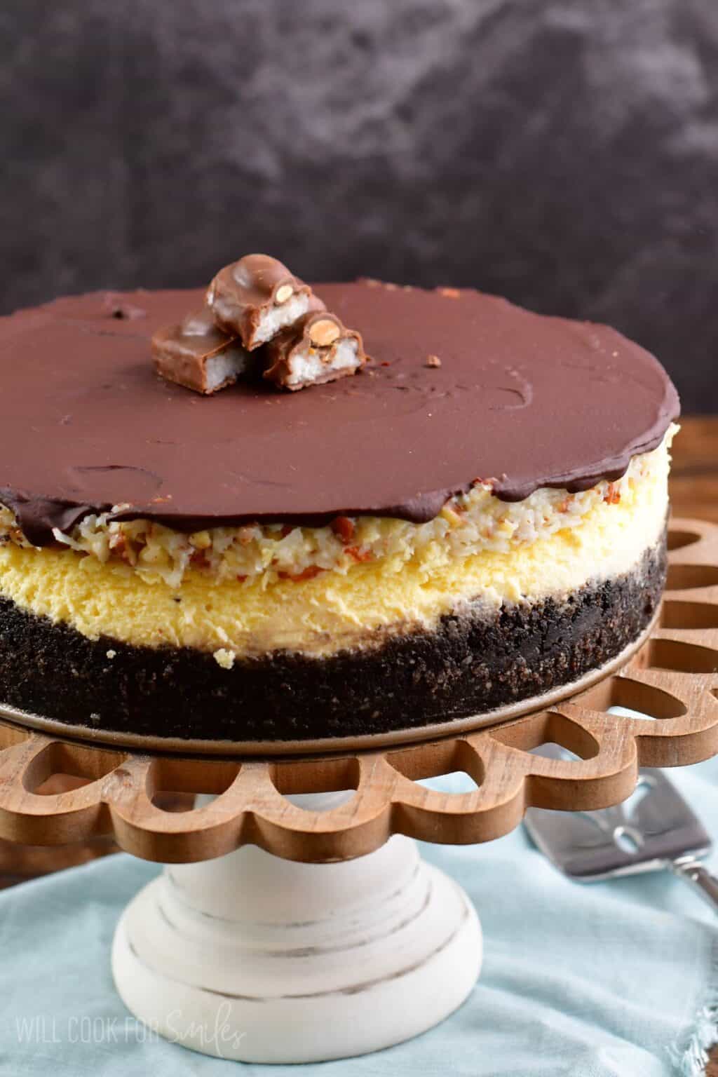 Almond Joy Cheesecake Recipe - Will Cook For Smiles