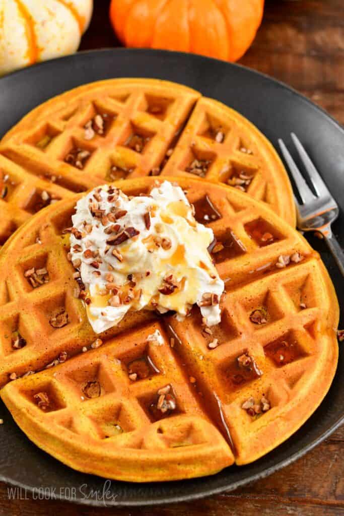 Pumpkin Waffles - Will Cook For Smiles