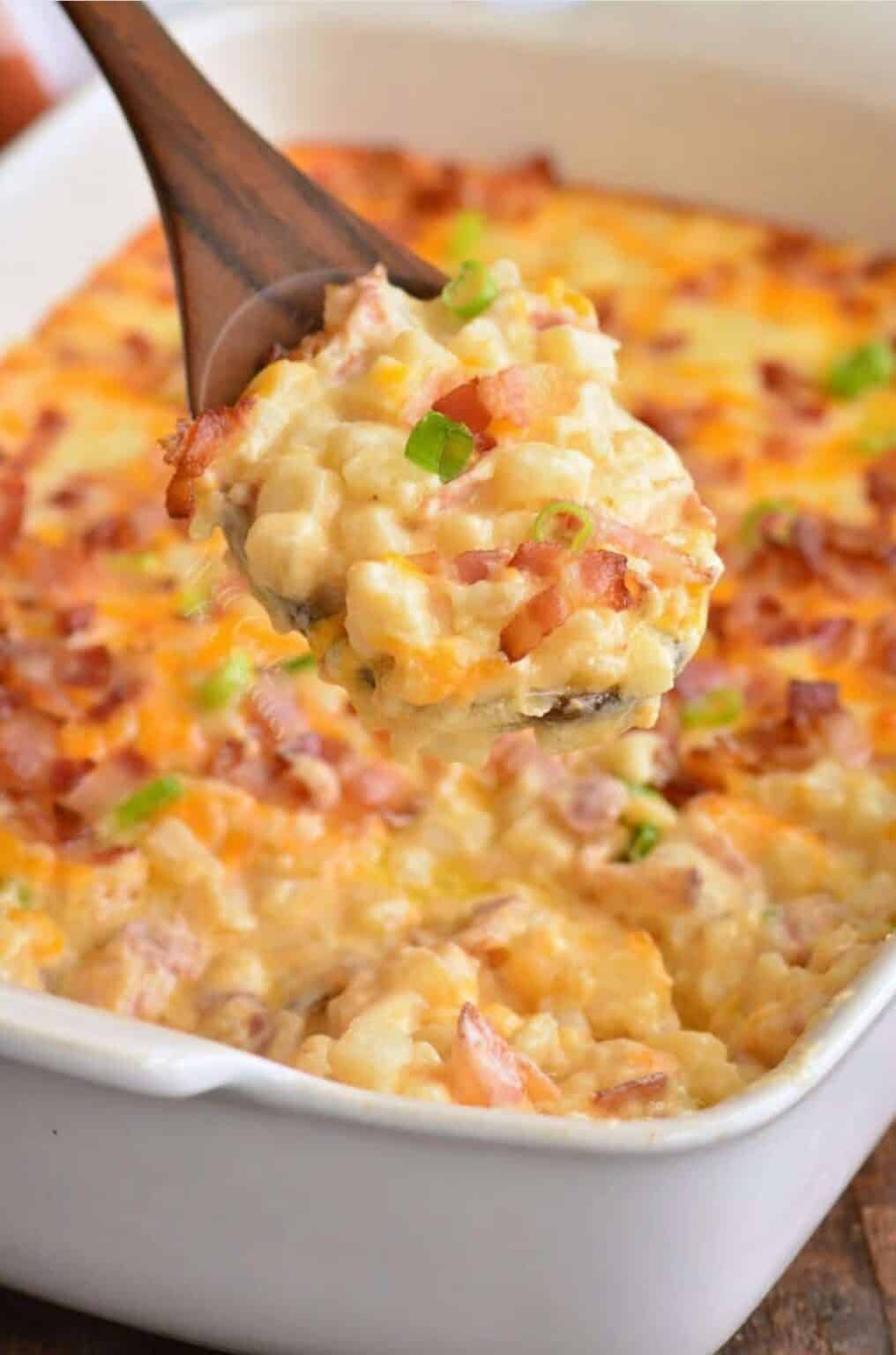 Loaded Cheesy Potato Casserole - Will Cook For Smiles