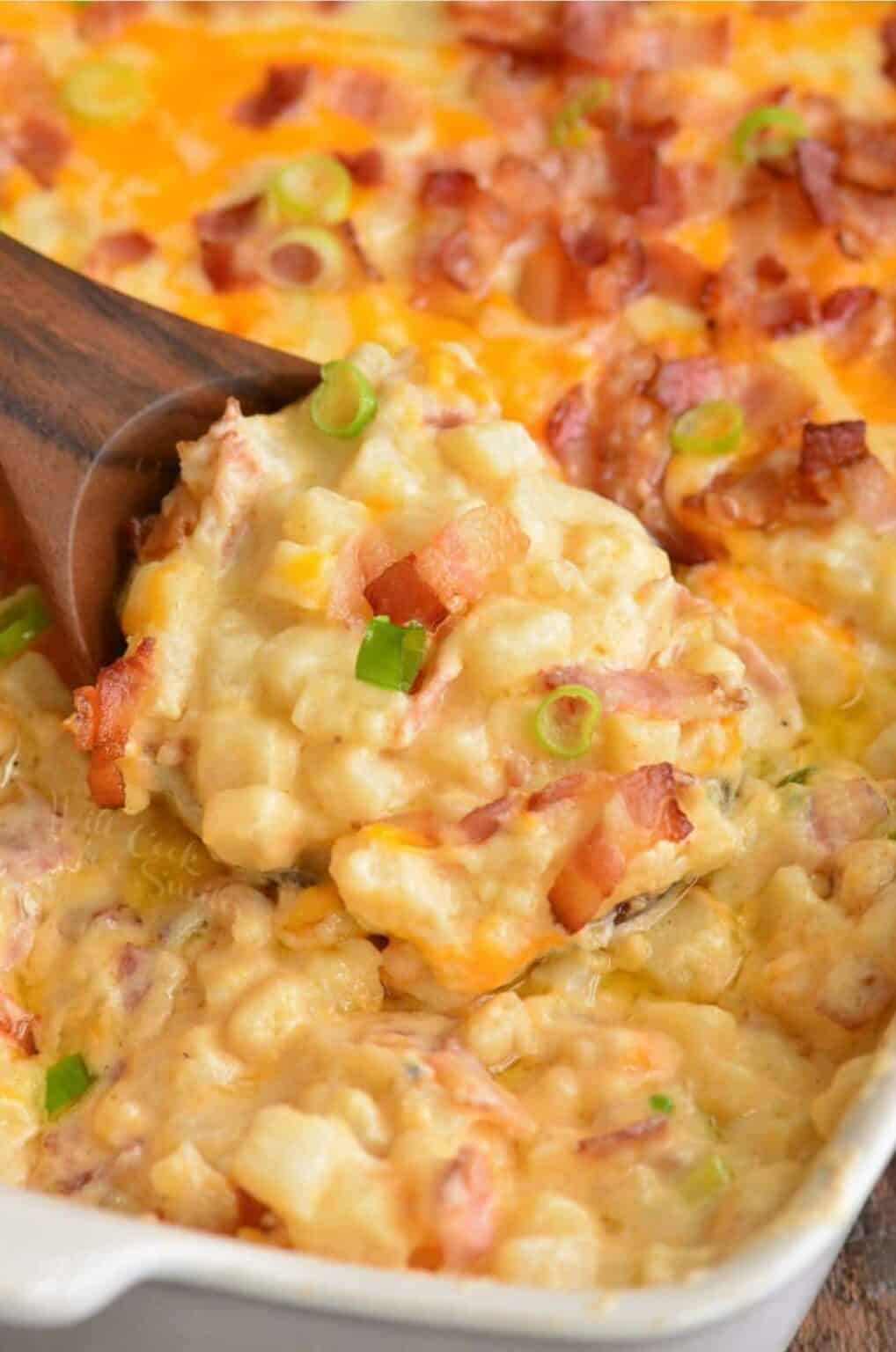 Loaded Cheesy Potato Casserole - Will Cook For Smiles