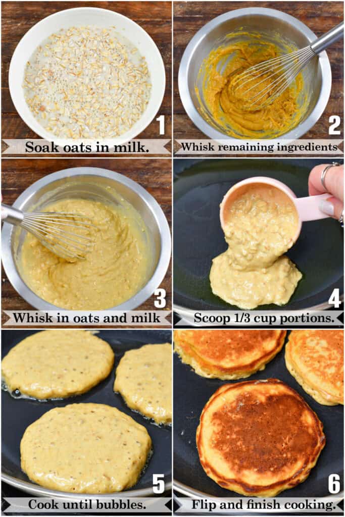Easy Oatmeal Pancakes (One Recipe, Two Ways)