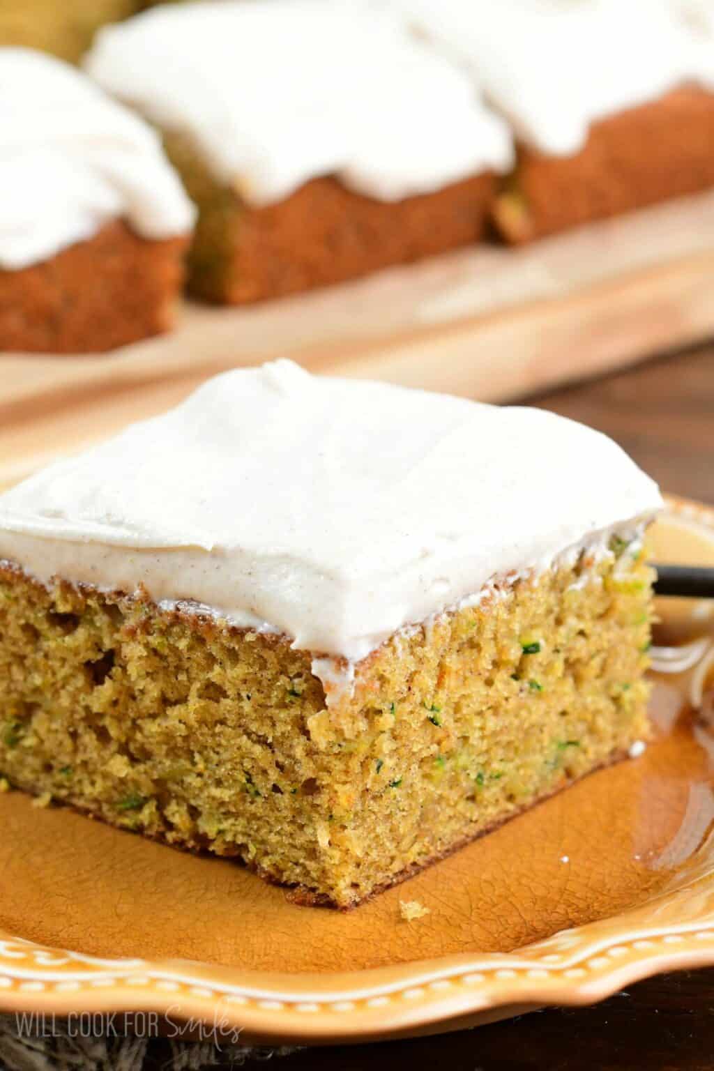 Easy Zucchini Cake With Cream Cheese Frosting