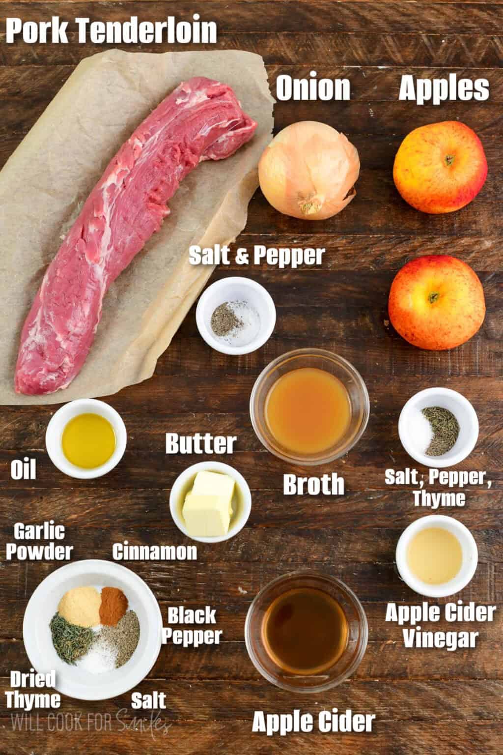 Roasted Pork Tenderloin and Apples (One Pan Dinner)